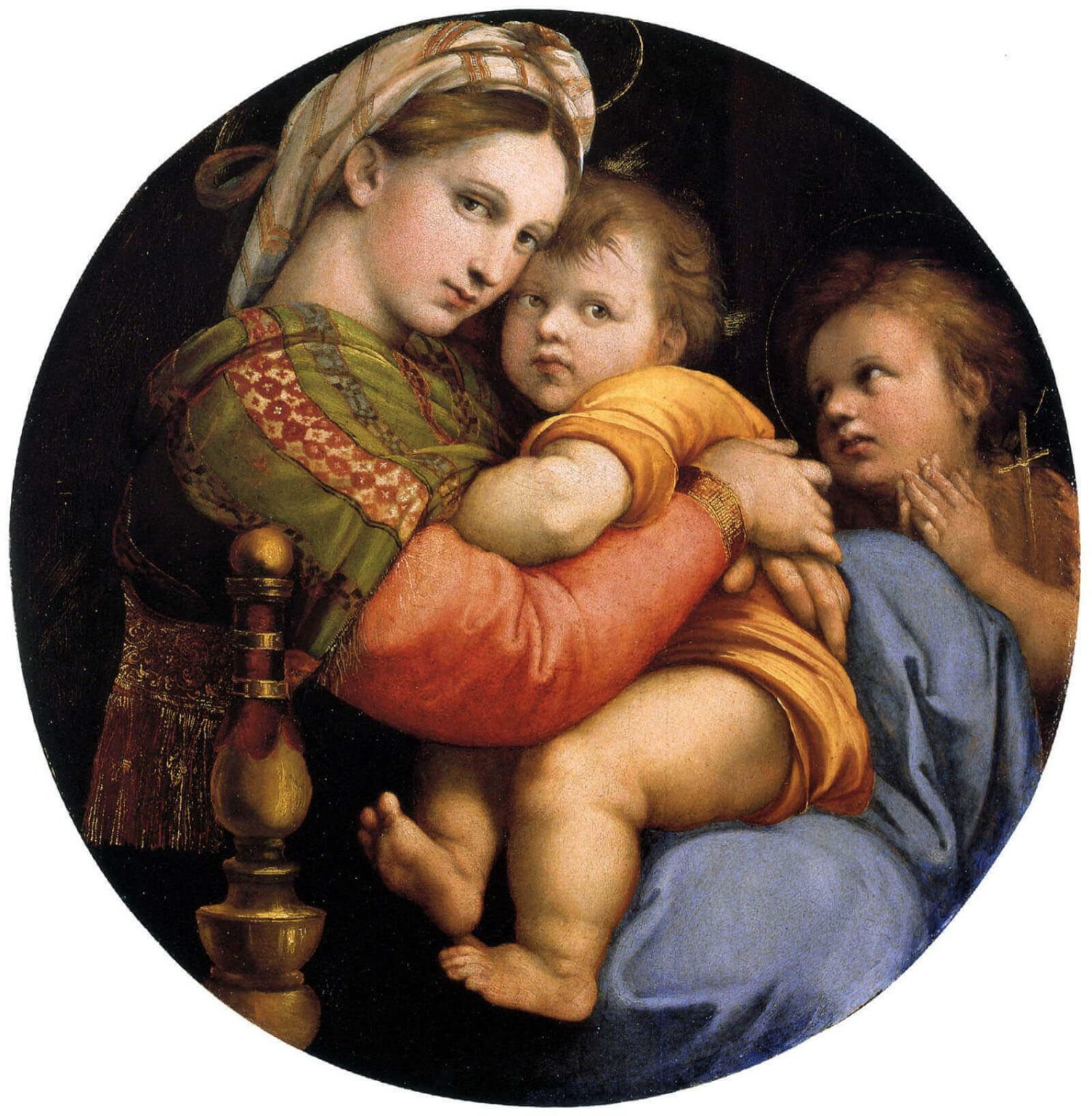 Madonna della seggiola - Raphael Sanzio - Museum Quality Oil Painting ...